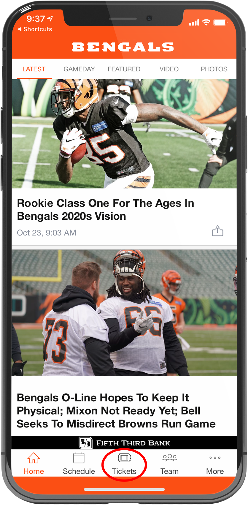 Cincinnati Bengals Tickets | Mobile Ticket Guide - Bengals.com