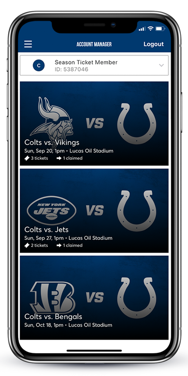 Colts Mobile Ticketing