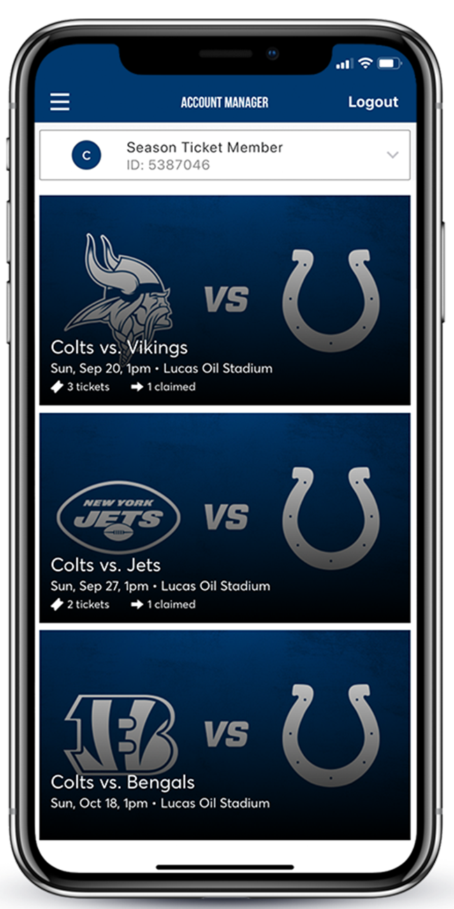 Colts Mobile Ticketing