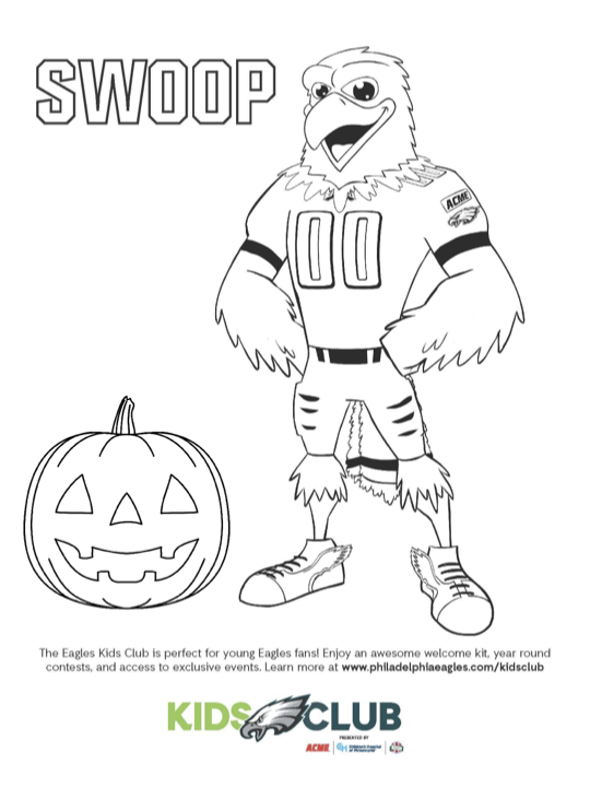 Eagle Football Coloring Pages