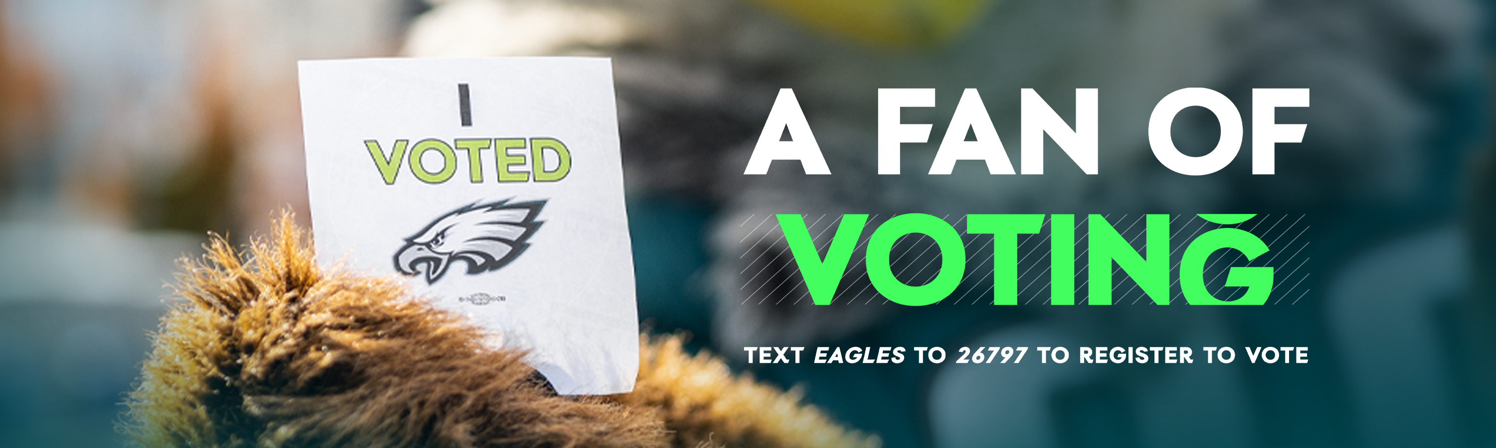 Philadelphia Eagles Fan of Voting