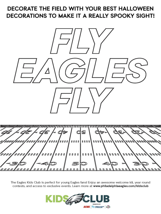 Nfl Eagles Football Coloring Pages