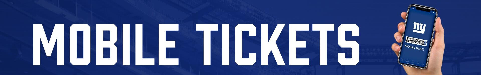 New York Giants Mobile Tickets | New York Giants - Giants.com