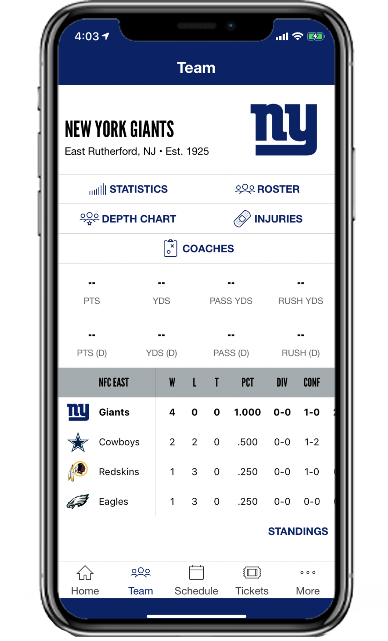 New York Giants Official App | New York Giants - Giants.com