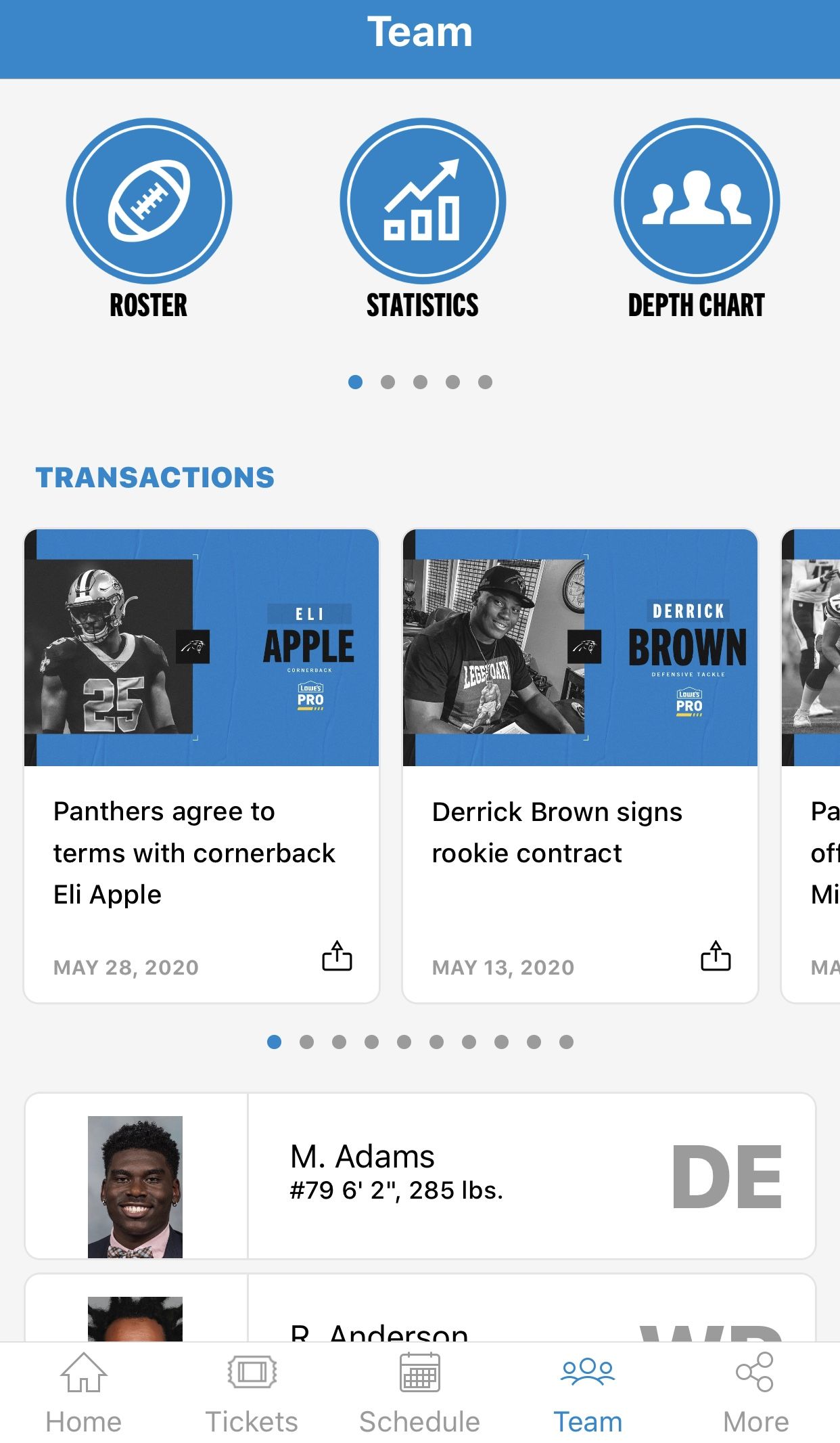 Panthers Mobile App | Carolina Panthers - Panthers.com