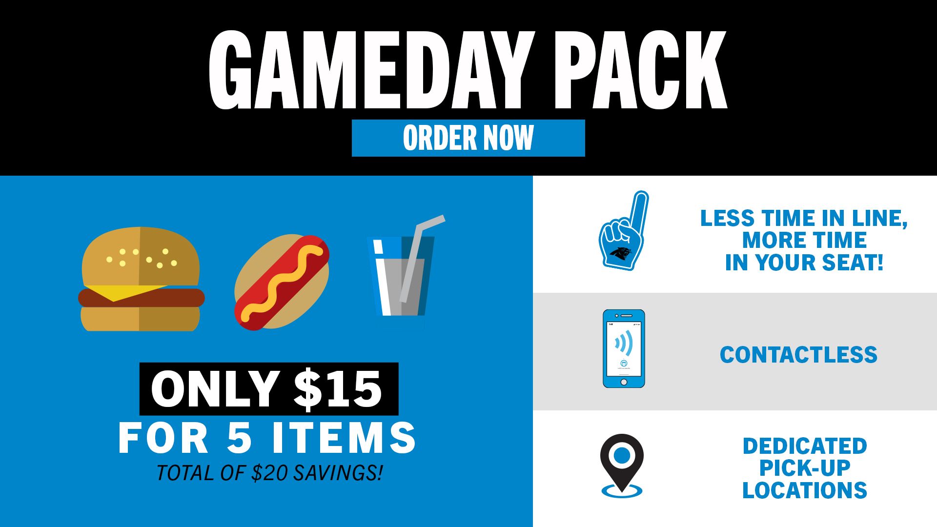 Stadium Food & Beverage Information | Carolina Panthers - Panthers.com