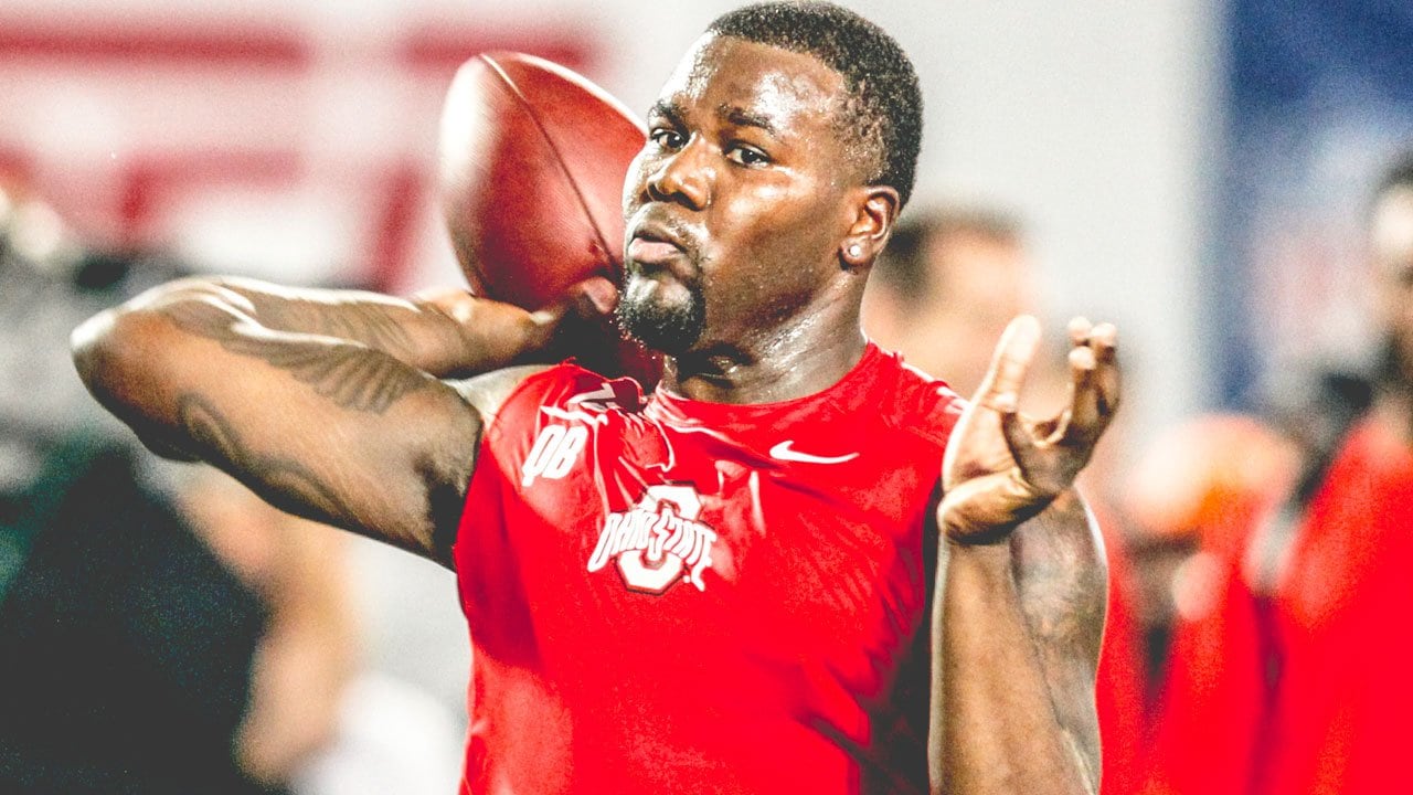 OSU QB Cardale Jones Pro Day Workout