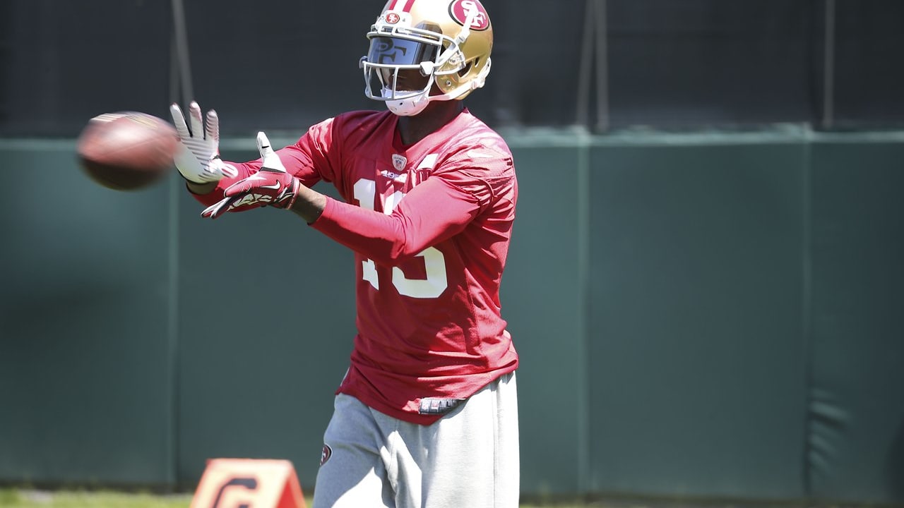 Wide Receivers at 49ers Minicamp