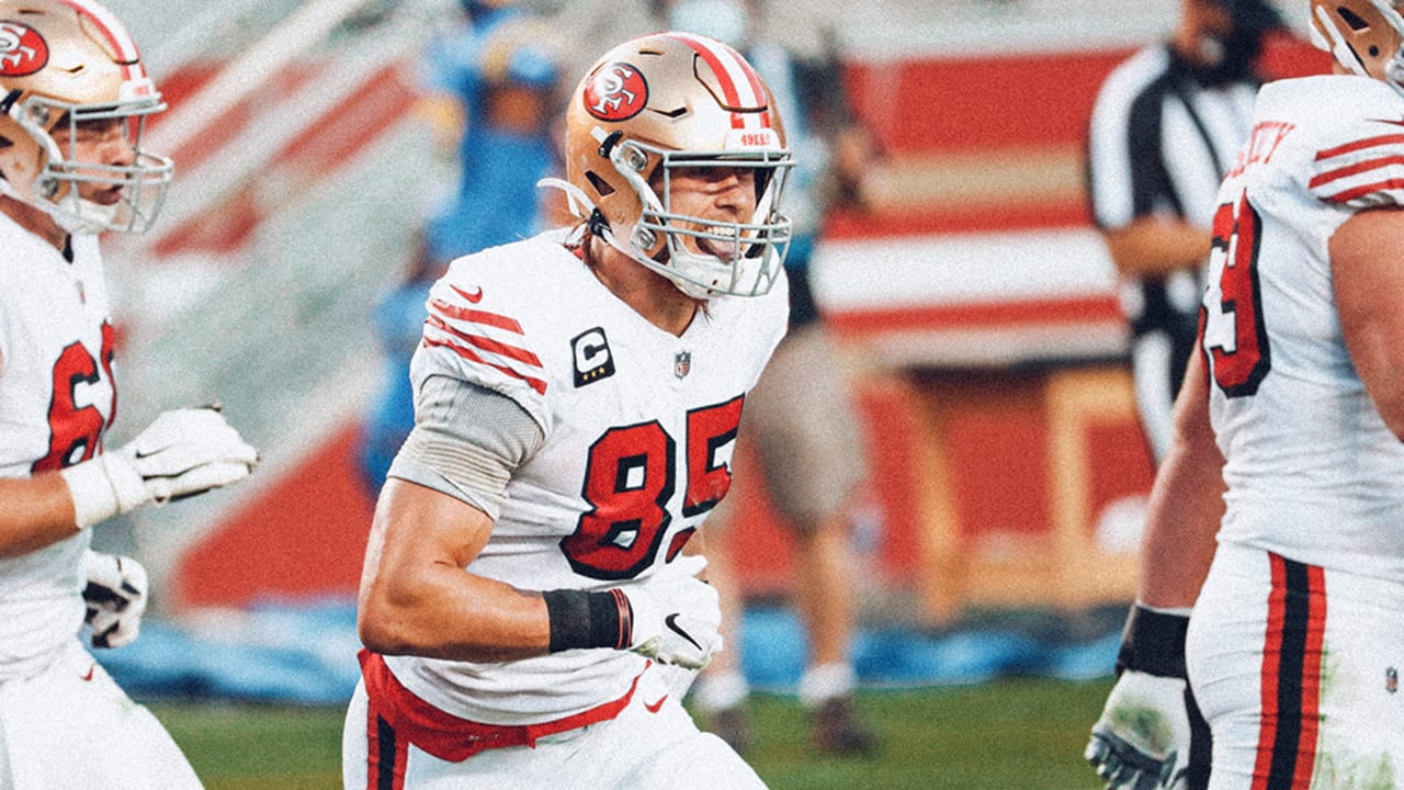 Every Catch by George Kittle from the Team's Week 6 Victory