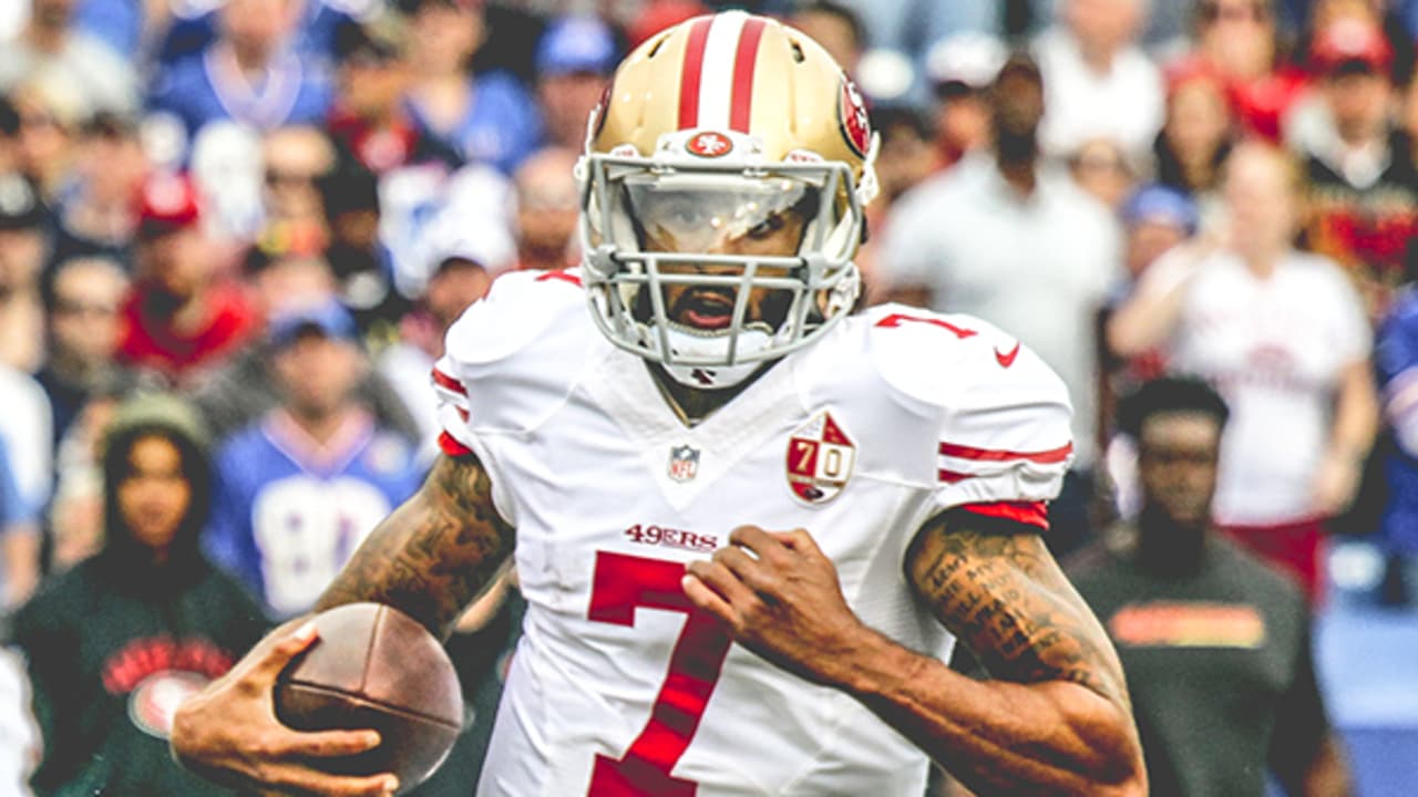Colin Kaepernick Throws for 187 Yards, One Touchdown in 2016 Debut