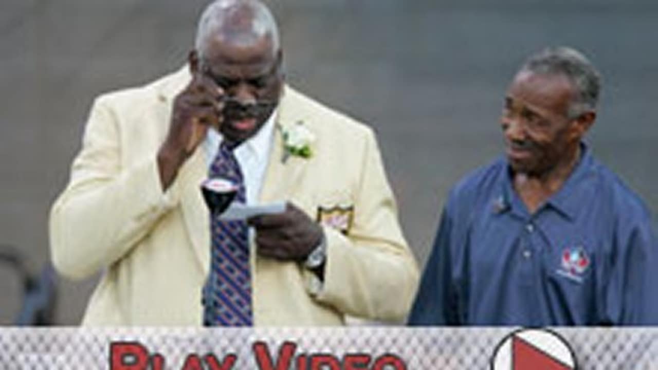 Fred Dean at the Hall of Fame