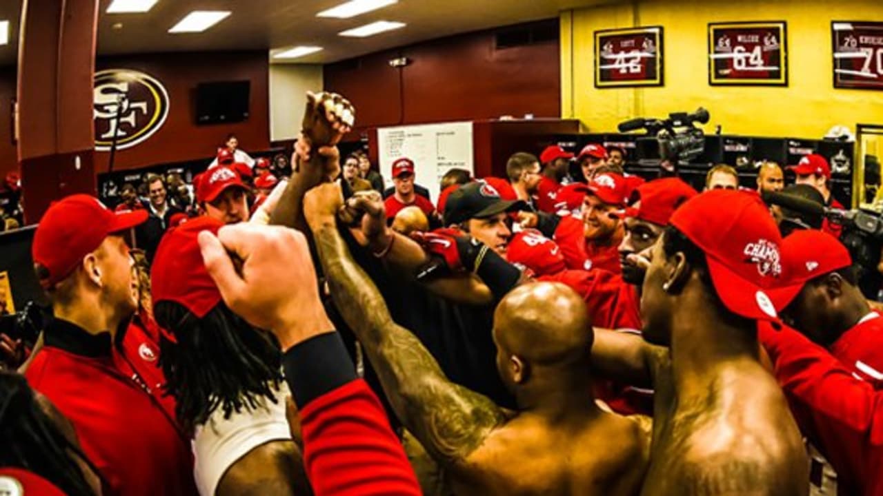 Locker Room Speech: 49ers Win NFC West