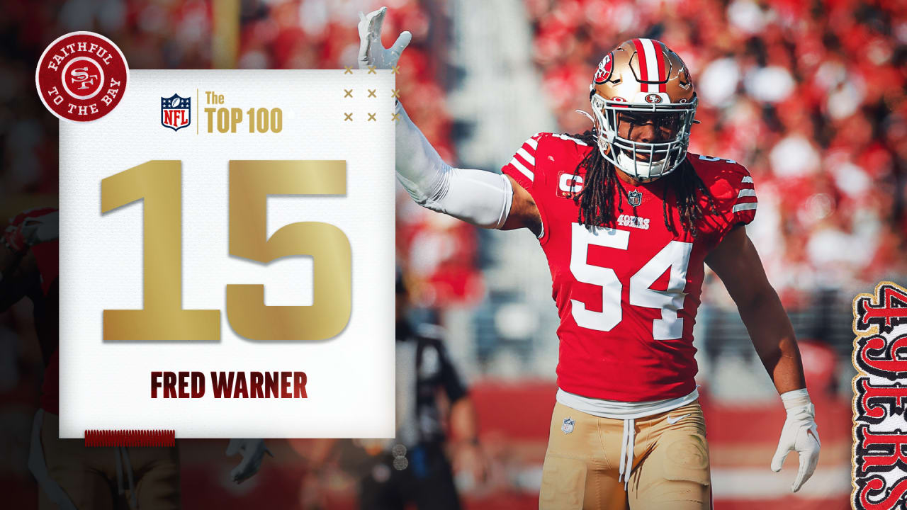 Fred Warner Ranked No. 15 on NFL's 'Top 100 Players of 2023'