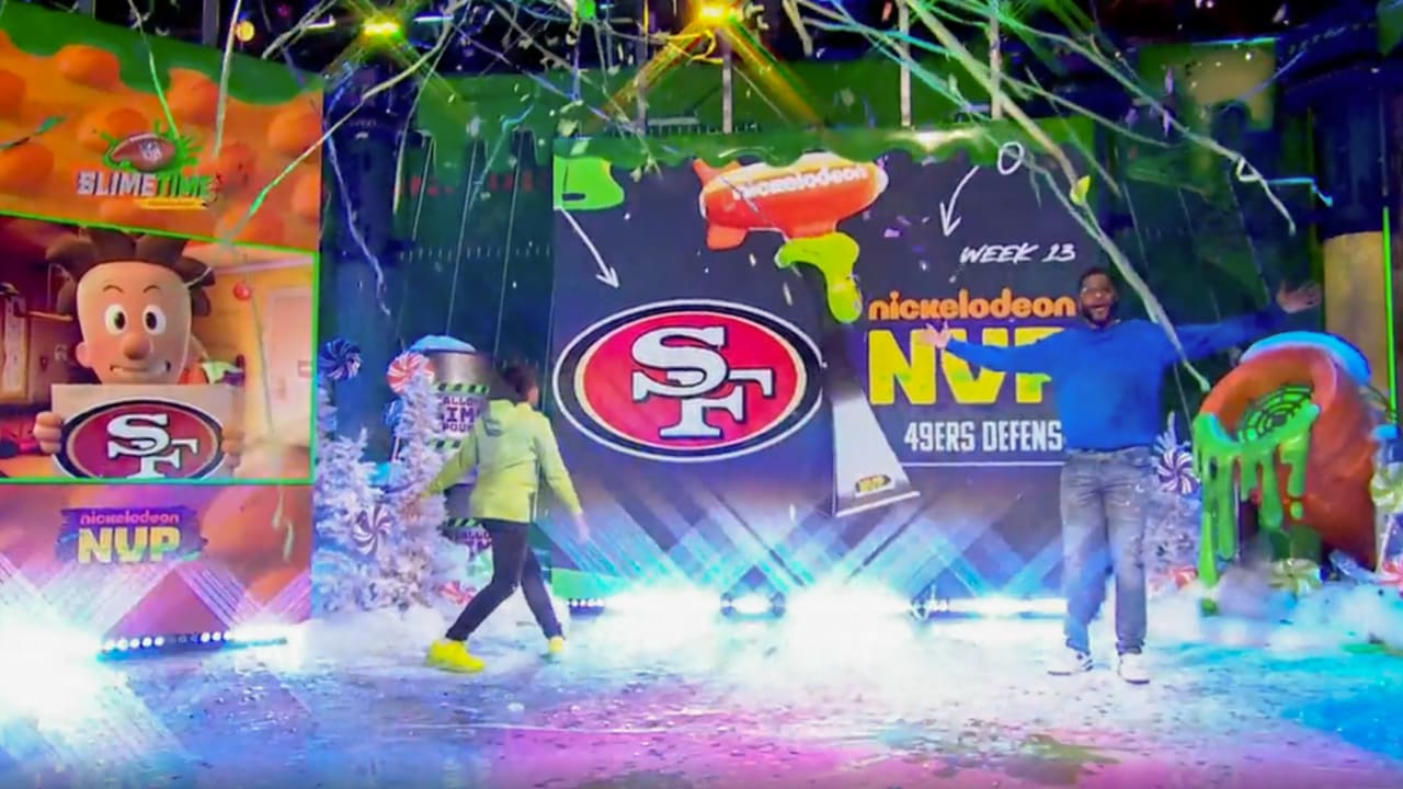 49ers Defense Announced as MVP of Week 13 'NFL Slimetime'