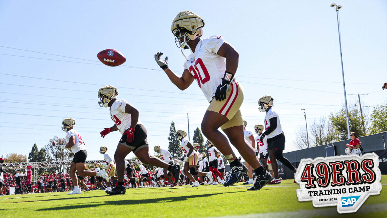 49ers Players Practice on Back Together Weekend