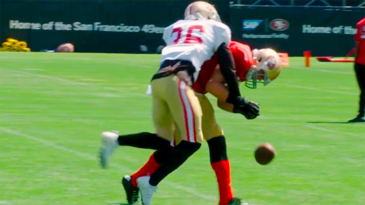 Camp Highlight: Johnson Breaks up Deep Pass