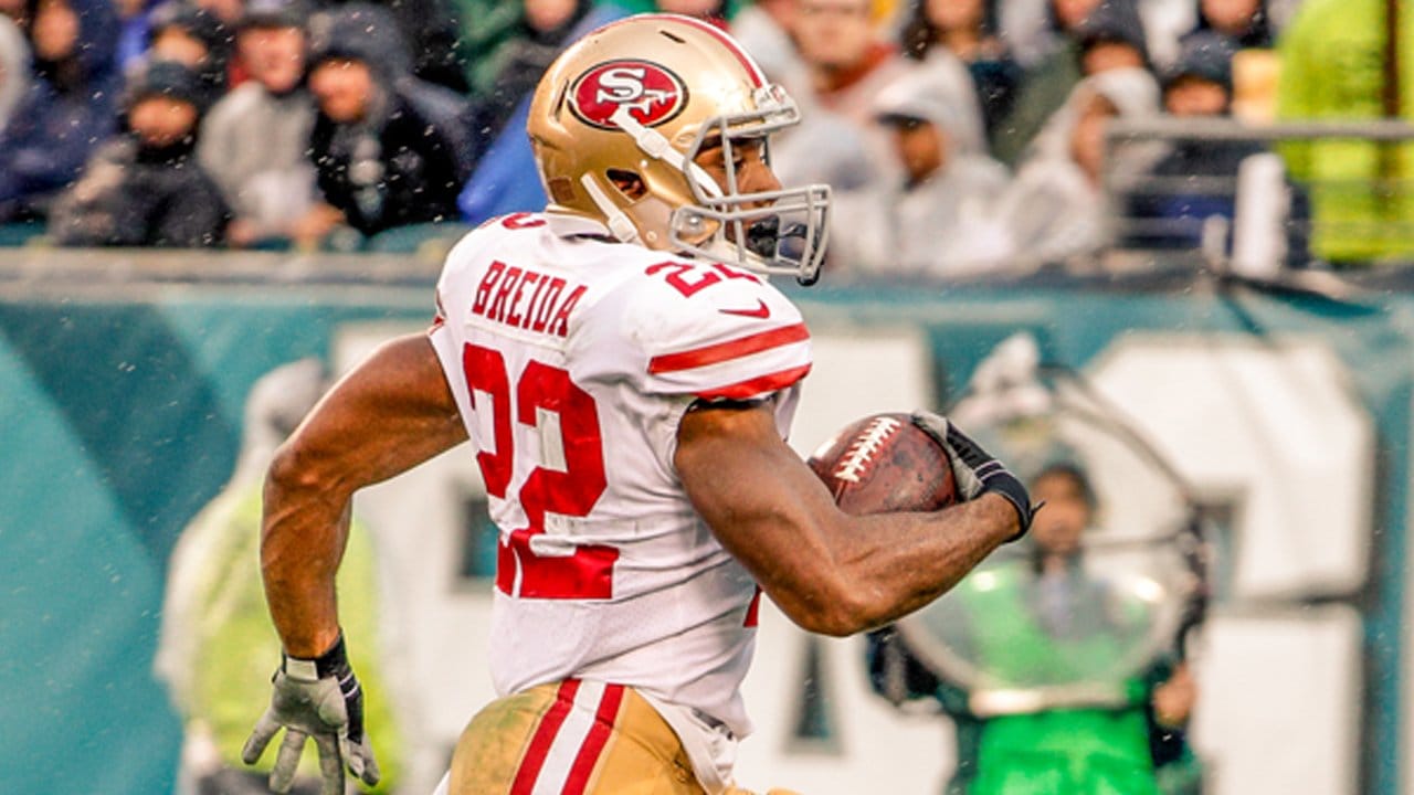 Matt Breida Takes the Shovel Pass for his First-Career Touchdown