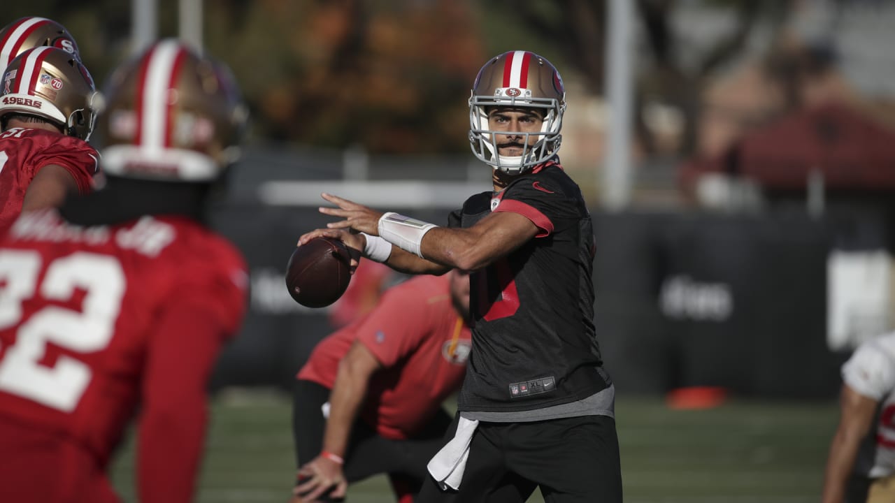 49ers Players Hit the Practice Field to Prepare for Vikings
