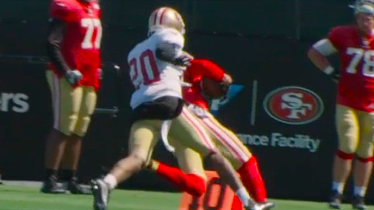 Camp Highlight: Dres Anderson Makes Acrobatic Play