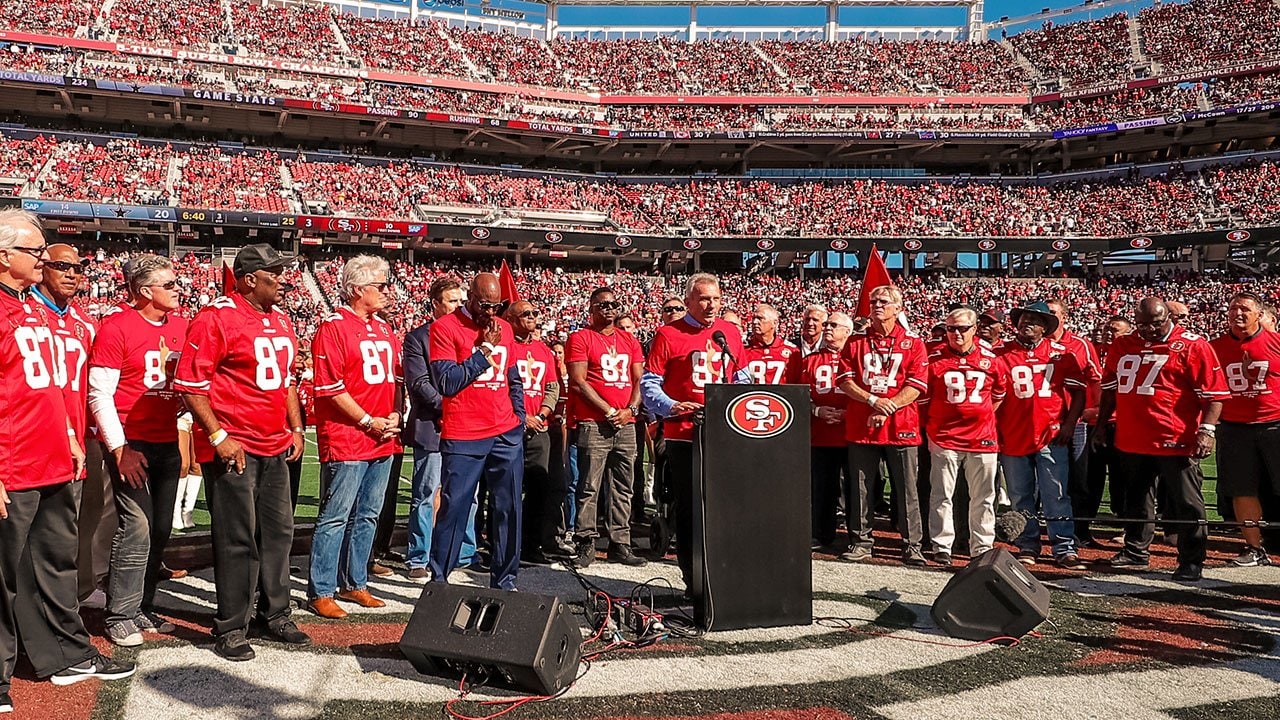 49ers Honor Dwight Clark at Halftime
