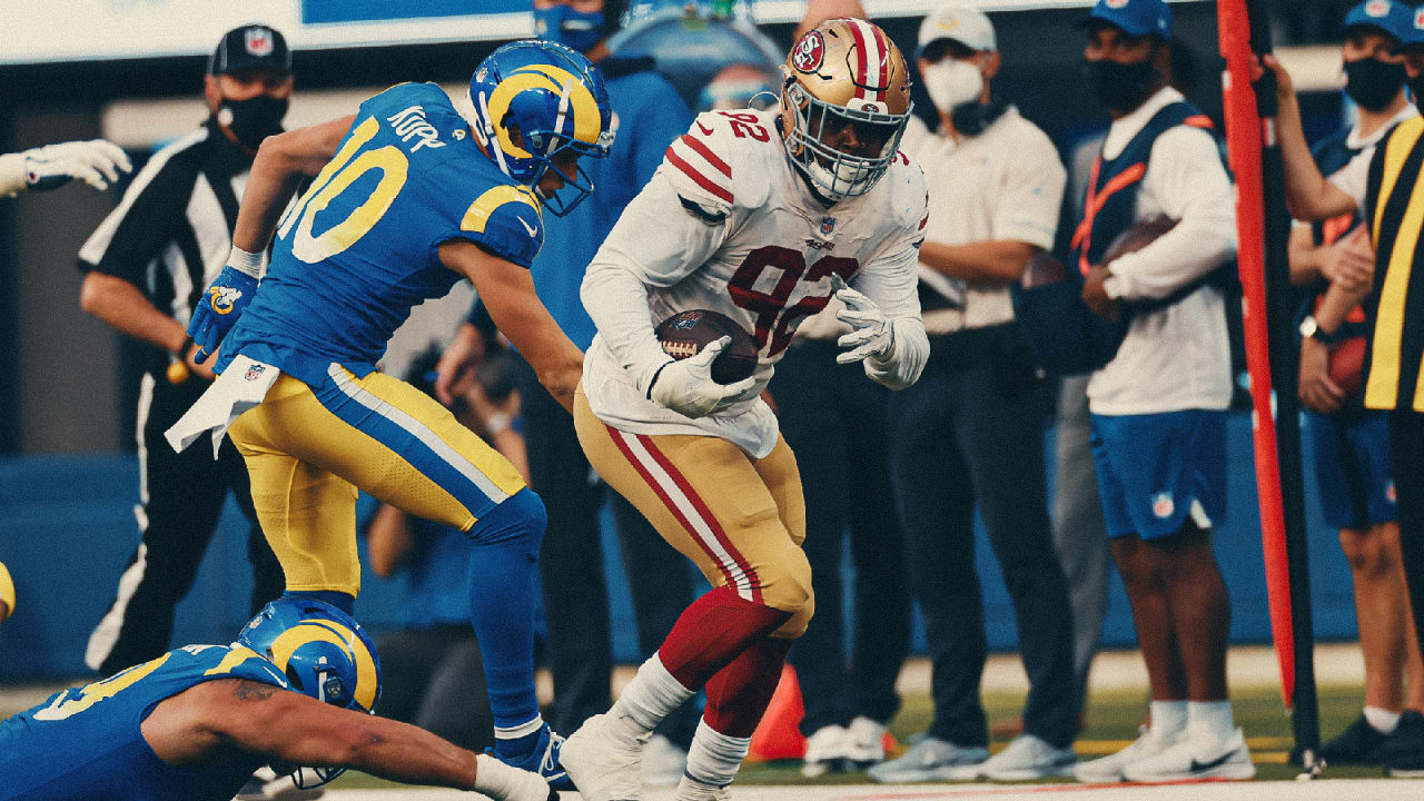 Jimmie Ward Strips Jared Goff, Kerry Hyder Jr. Recovers It