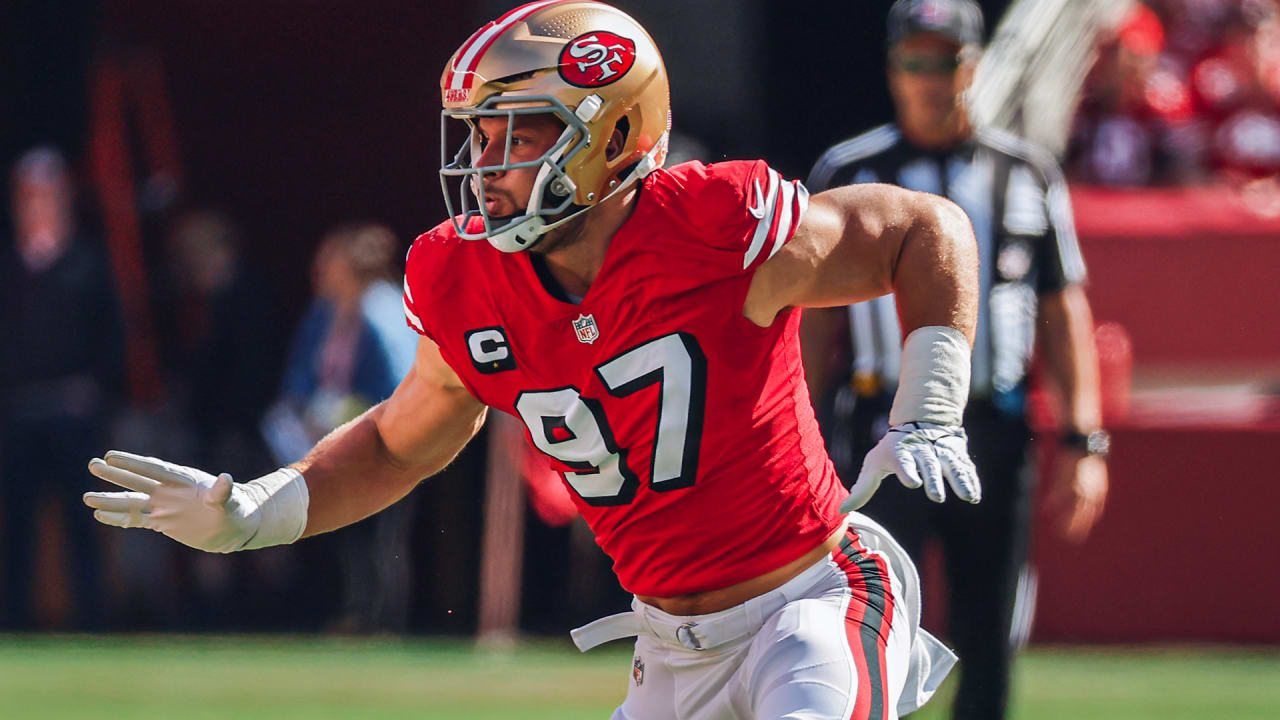 Nick Bosa Takes Down Patrick Mahomes for a Sack