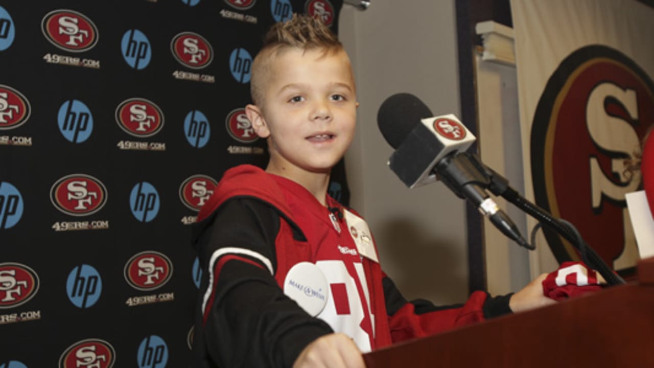 49ers Welcome 9-Year-Old Ty Crouch