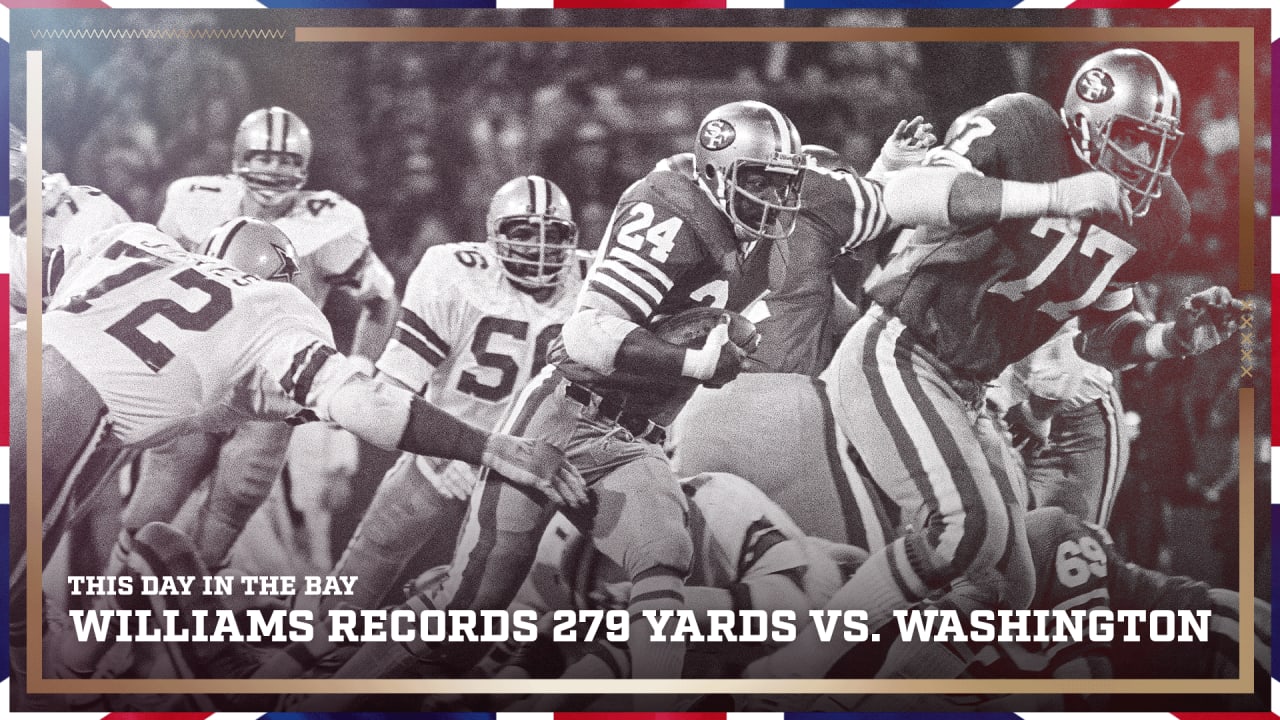 This Day in The Bay: RB Delvin Williams Records 279 Yards vs. Washington