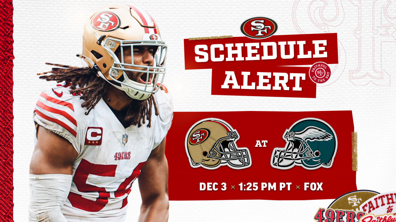 49ers to Face Eagles in an NFC Championship Game Rematch in Week 13