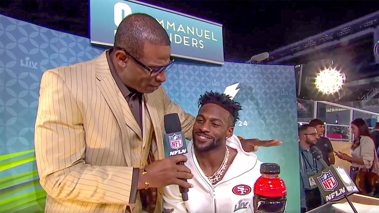 Emmanuel Sanders Explains 'Organic Realness' in 49ers Locker Room