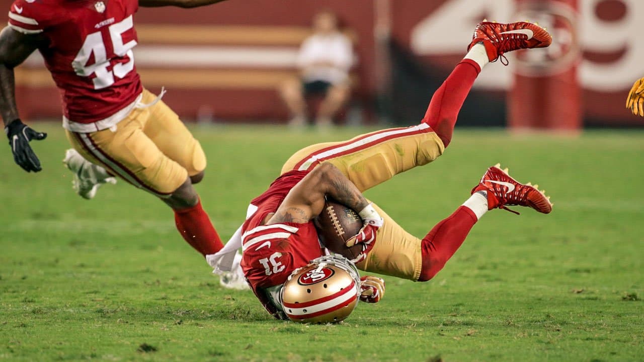 Asa Jackson's Second Interception of the Night