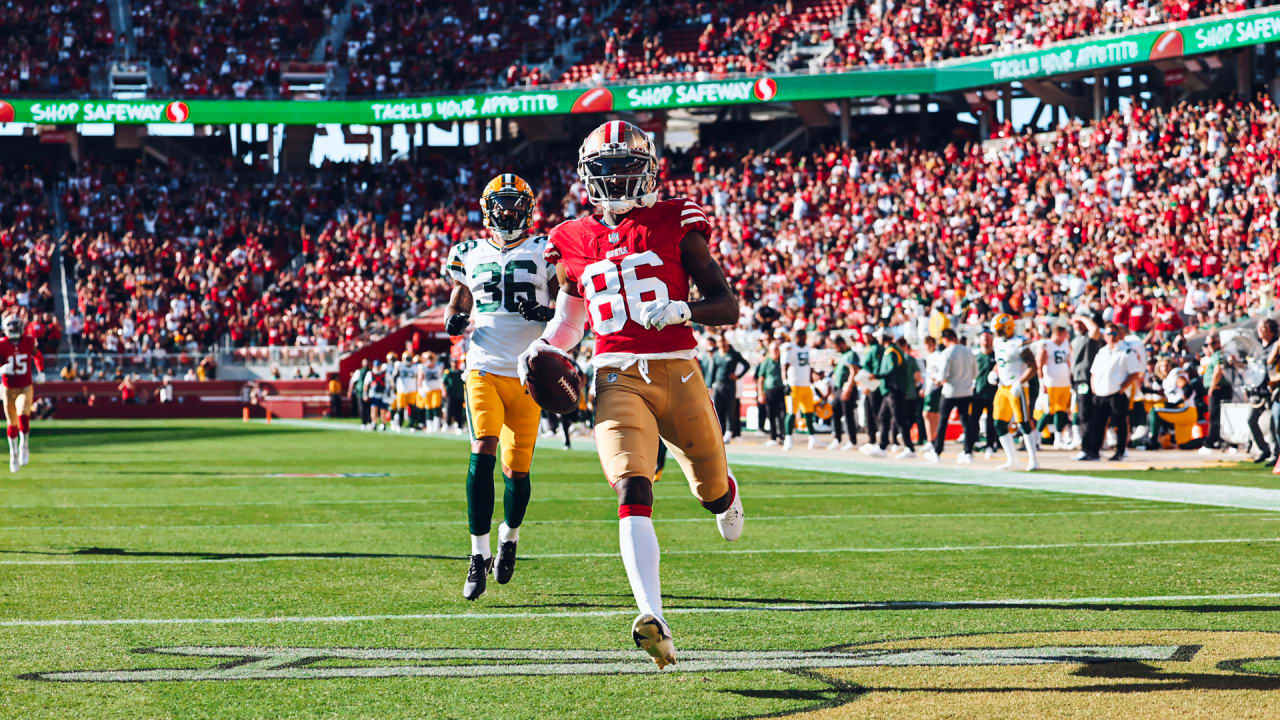 Danny Gray Stays Inbounds on Massive 76-Yard TD from Trey Lance