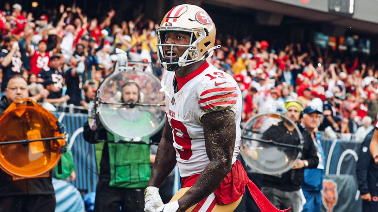 Deebo Samuel con su Primera Anotación de la Temporada