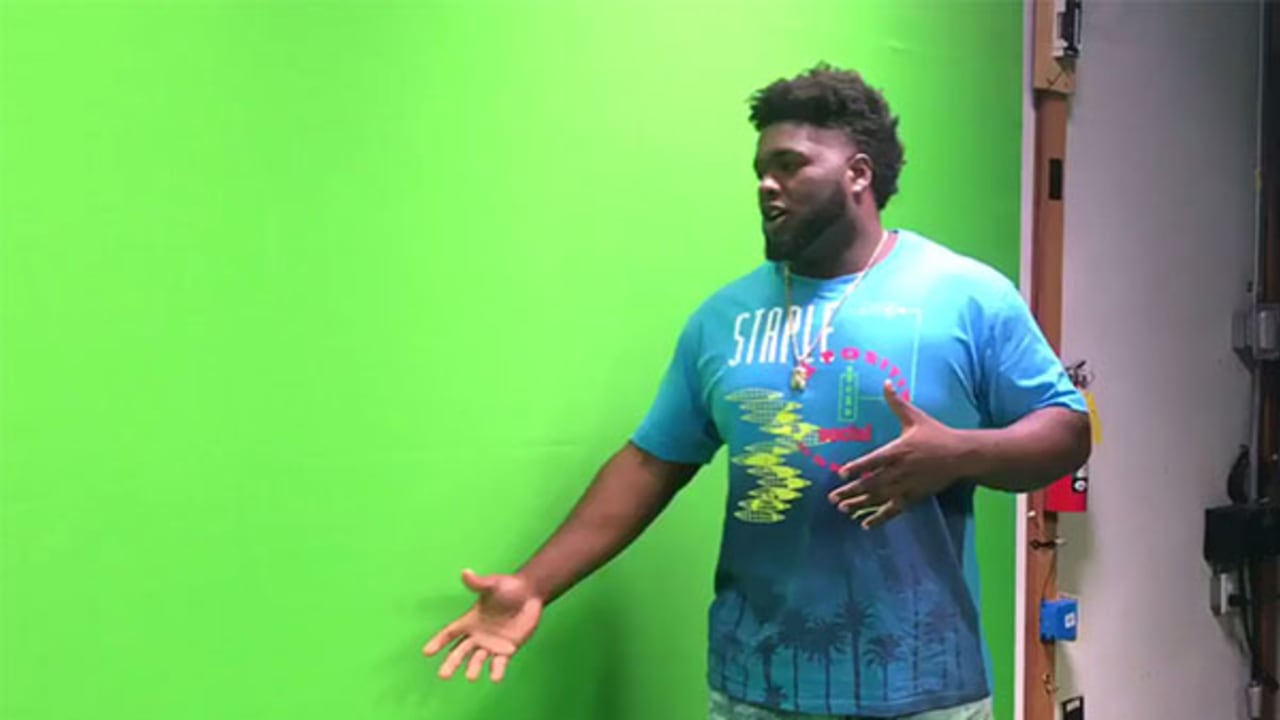 Rookie D.J. Jones Makes His On-Camera Debut