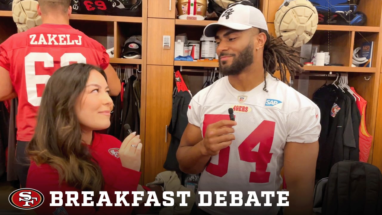 49ers Players Debate on the Best Breakfast Food 丹
