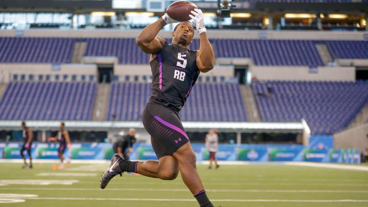 Top Running Back Highlights at the 2018 Combine