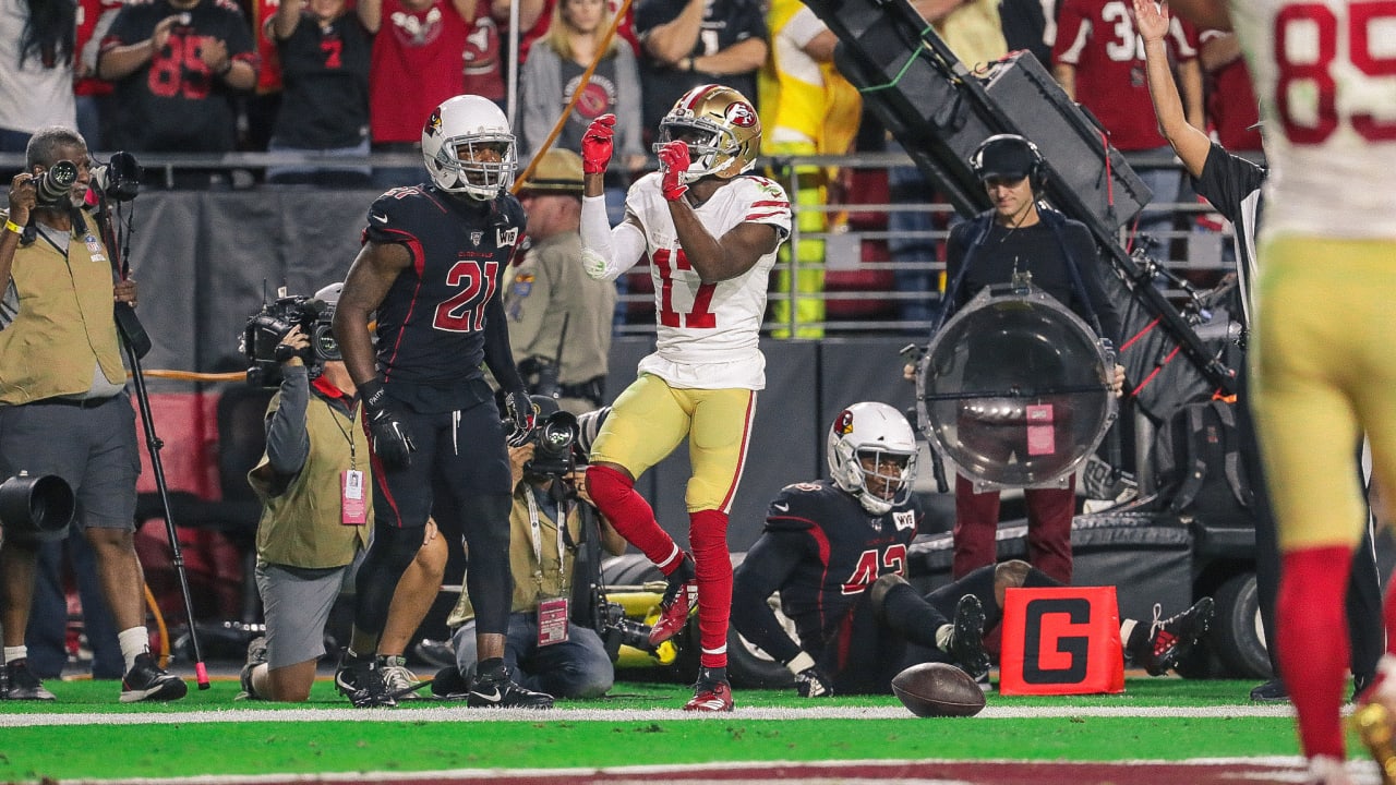 Emmanuel Sanders Ends the First Half with a Touchdown