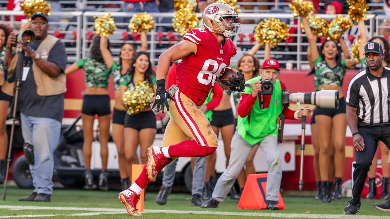 Intel True View: Garrett Celek's 47-yard Touchdown vs. Giants