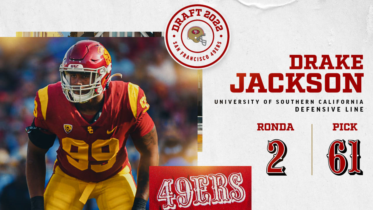 Los 49ers Seleccionan al Drake Jackson con el Pick 61 del Draft