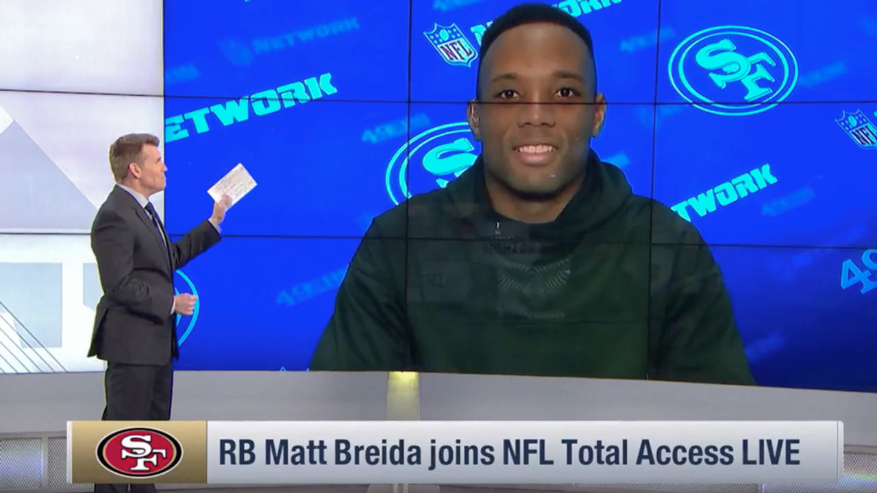 Matt Breida Reacts to Clocking NFL's Fastest Speed on a TD Run in 2019