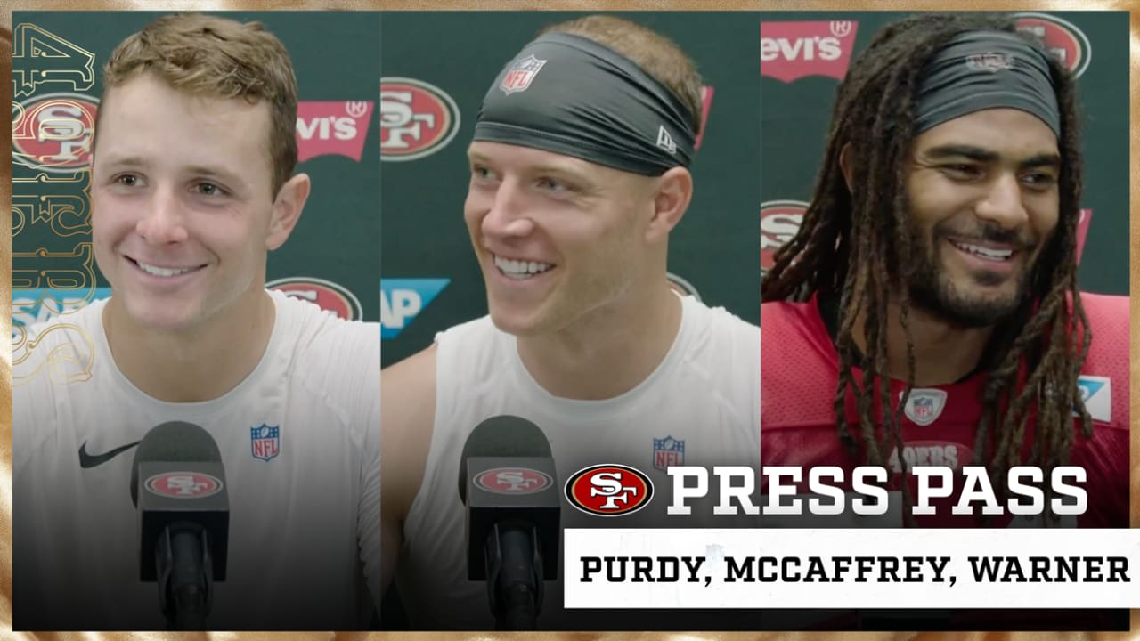 Purdy, McCaffrey, Warner Call Joint Practices 'a Lot of Fun'
