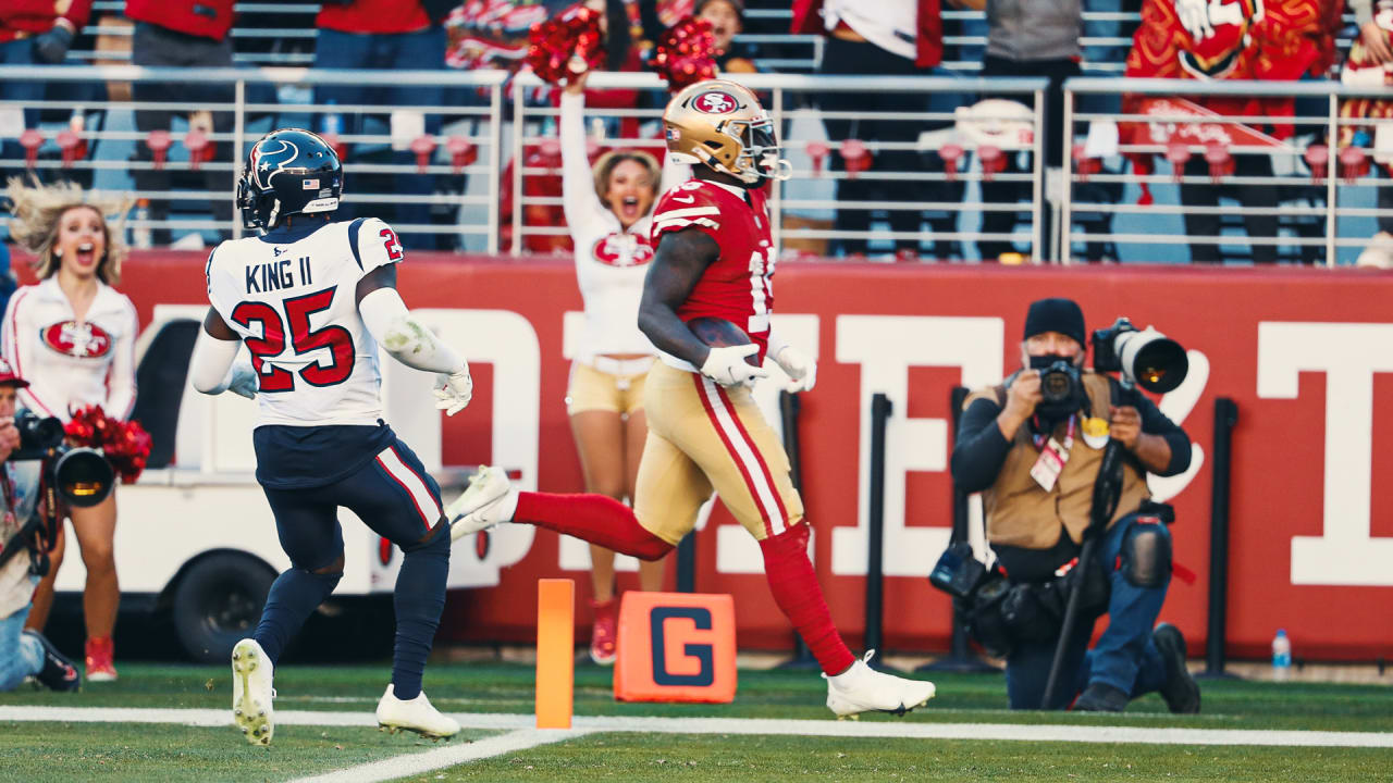 Trey Lance Launches 45-Yard Touchdown Bomb to Deebo Samuel