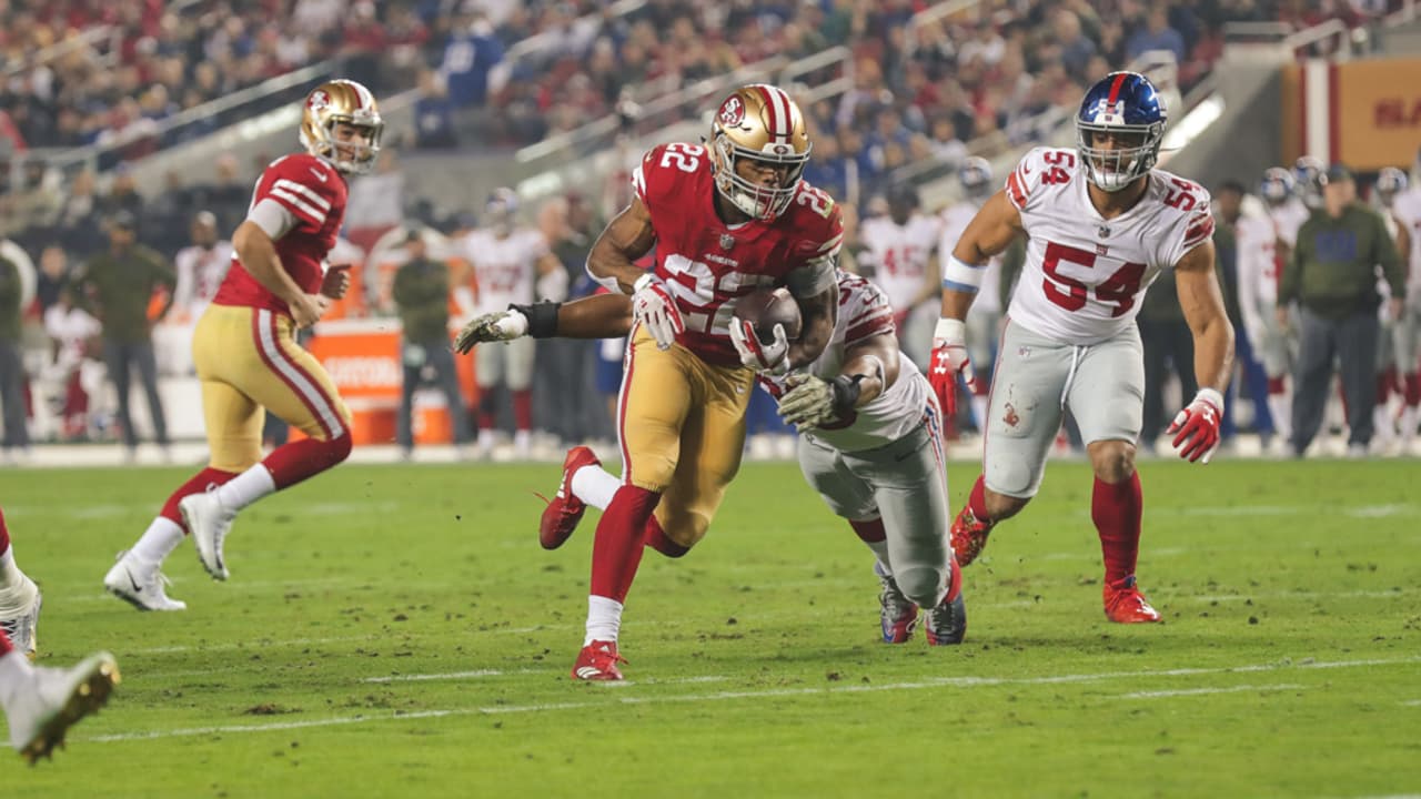 Intel True View: Matt Breida's Rushing Touchdown vs. Giants