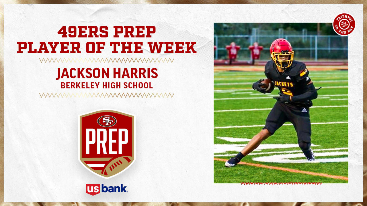 49ers PREP Selects Jackson Harris as Player of the Week