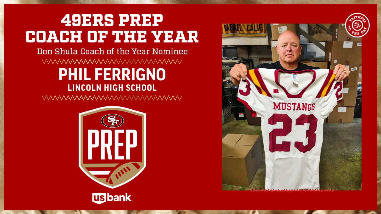 49ers PREP Selects Phil Ferrigno as the Coach of the Year
