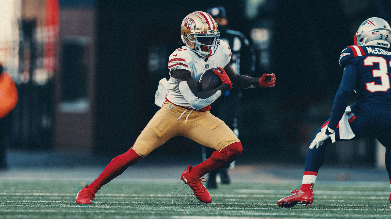 Brandon Aiyuk Turns Up Field and Picks Up 20 Yards