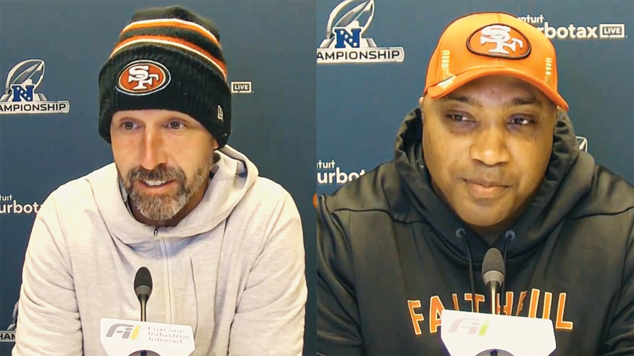 Kyle Shanahan, Richard Hightower Discuss NFC Championship vs. Rams