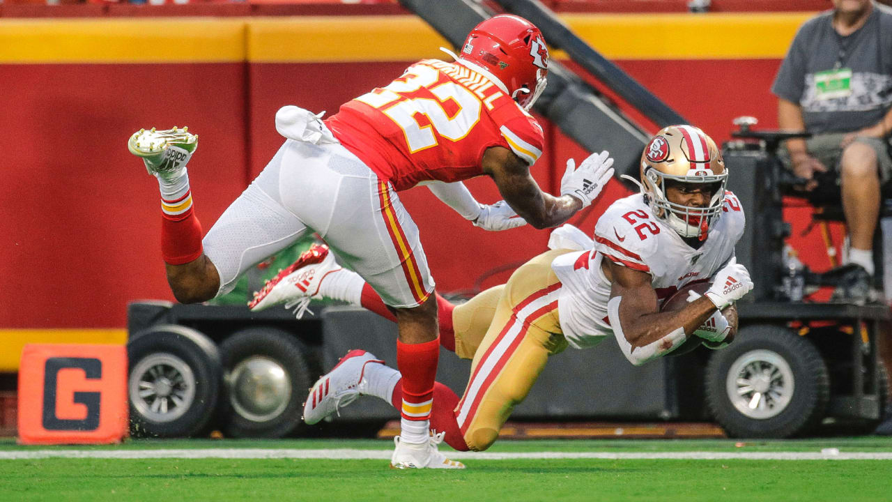 Jimmy Garoppolo Finds Matt Breida Wide Open for a 20-yard Touchdown