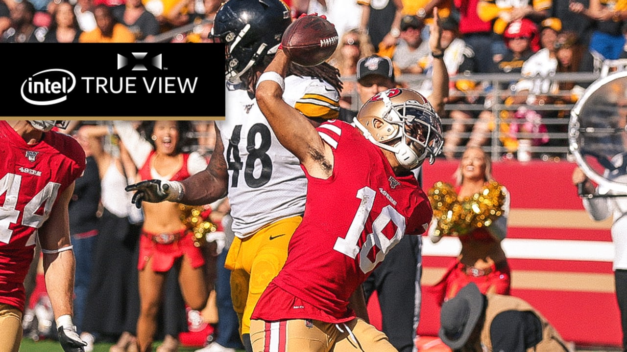 Intel True View: Dante Pettis' Game-winning Touchdown vs. Steelers