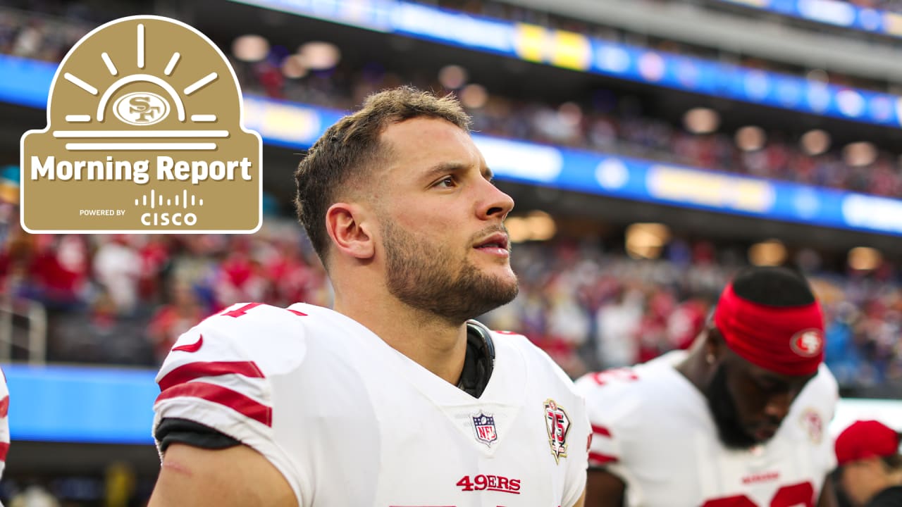 Morning Report: Injury Updates on Nick Bosa, Trent Williams and Jimmie Ward